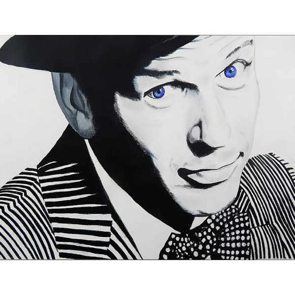 Winston Porter 'Frank Sinatra' Framed Acrylic Painting Print | Wayfair