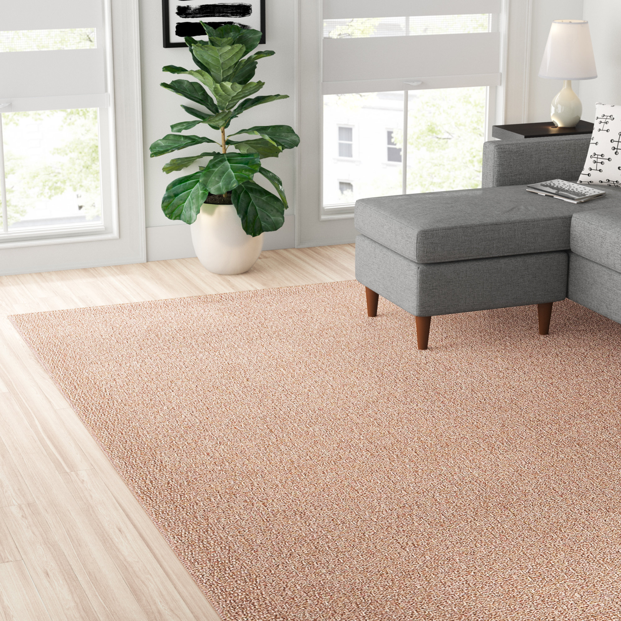 Zipcode Design™ Wallaston Modern Brown Area Rug & Reviews | Wayfair