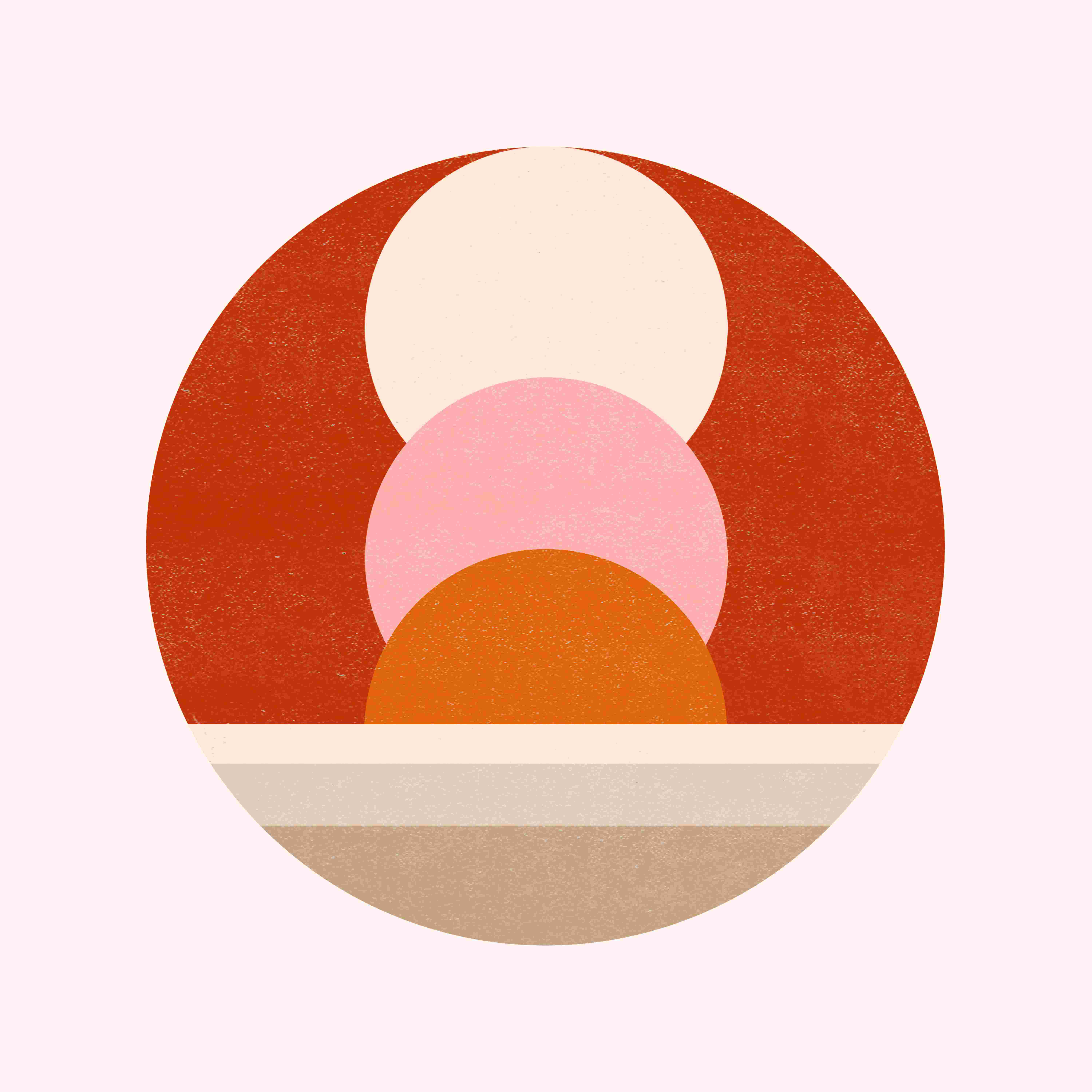 George Oliver " Geometric Sunset " Painting Print | Wayfair