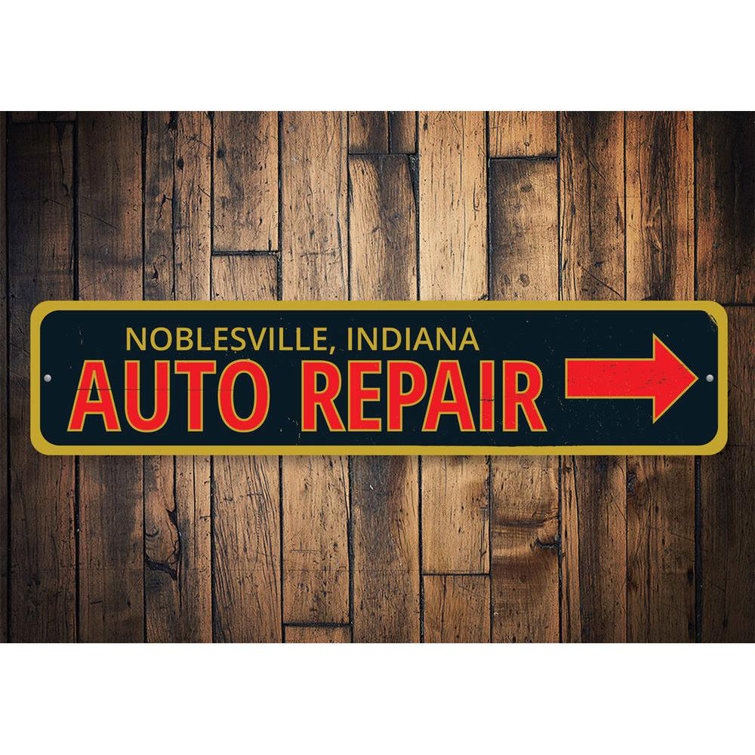 Lizton Sign Shop, Inc Garage Auto Repair Sign - 4" X 18" - Wayfair Canada