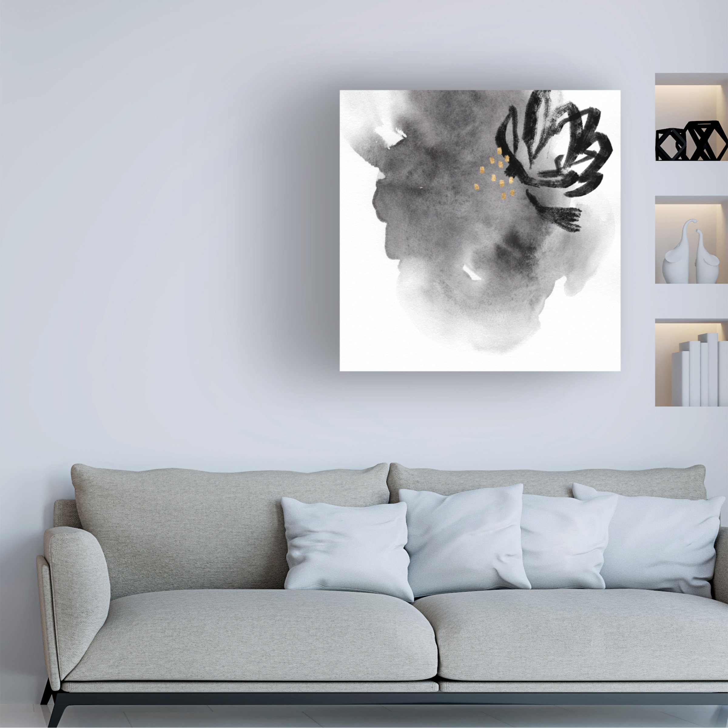 Wrought Studio™ Monograph I by Jacob Green - Wrapped Canvas Painting ...