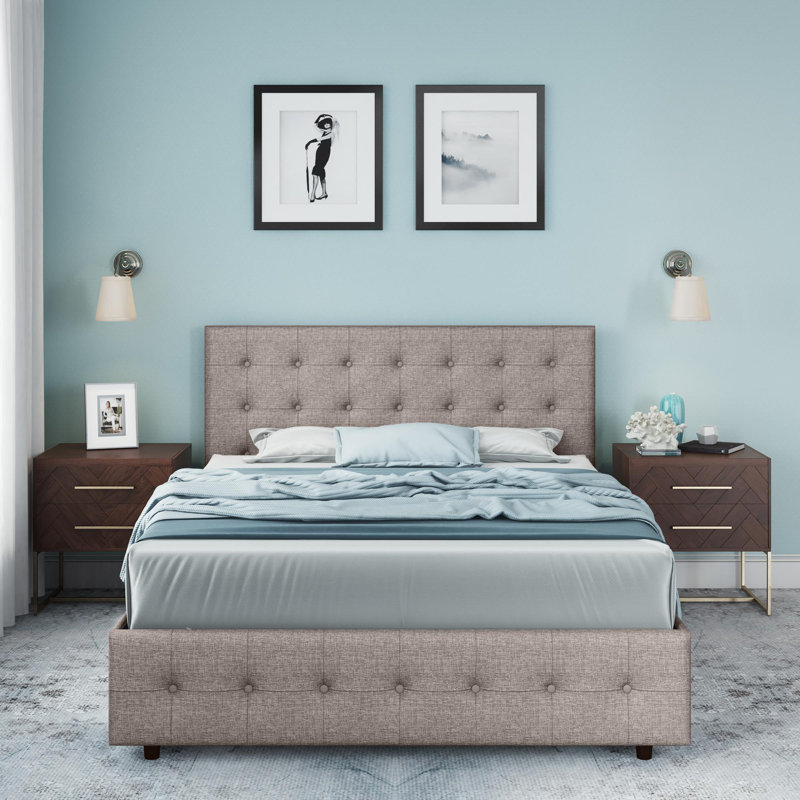 Brayden Studio® Morphis Upholstered Platform Storage Bed & Reviews ...