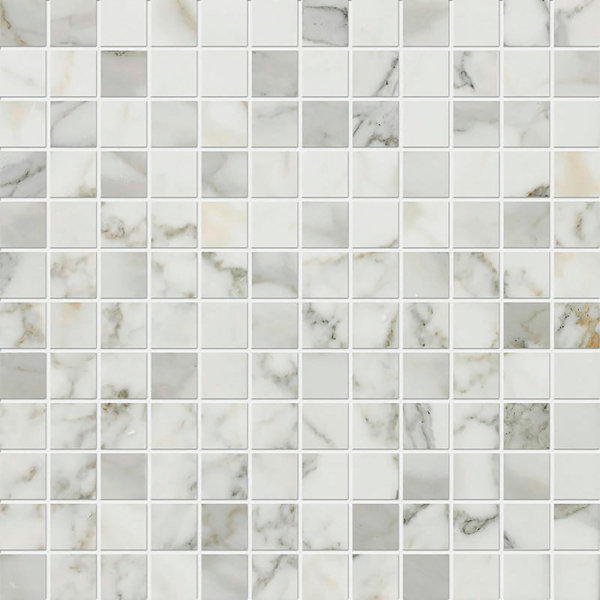 Nesttile 12" x 12" Marble Grid Mosaic Tile - Wayfair Canada