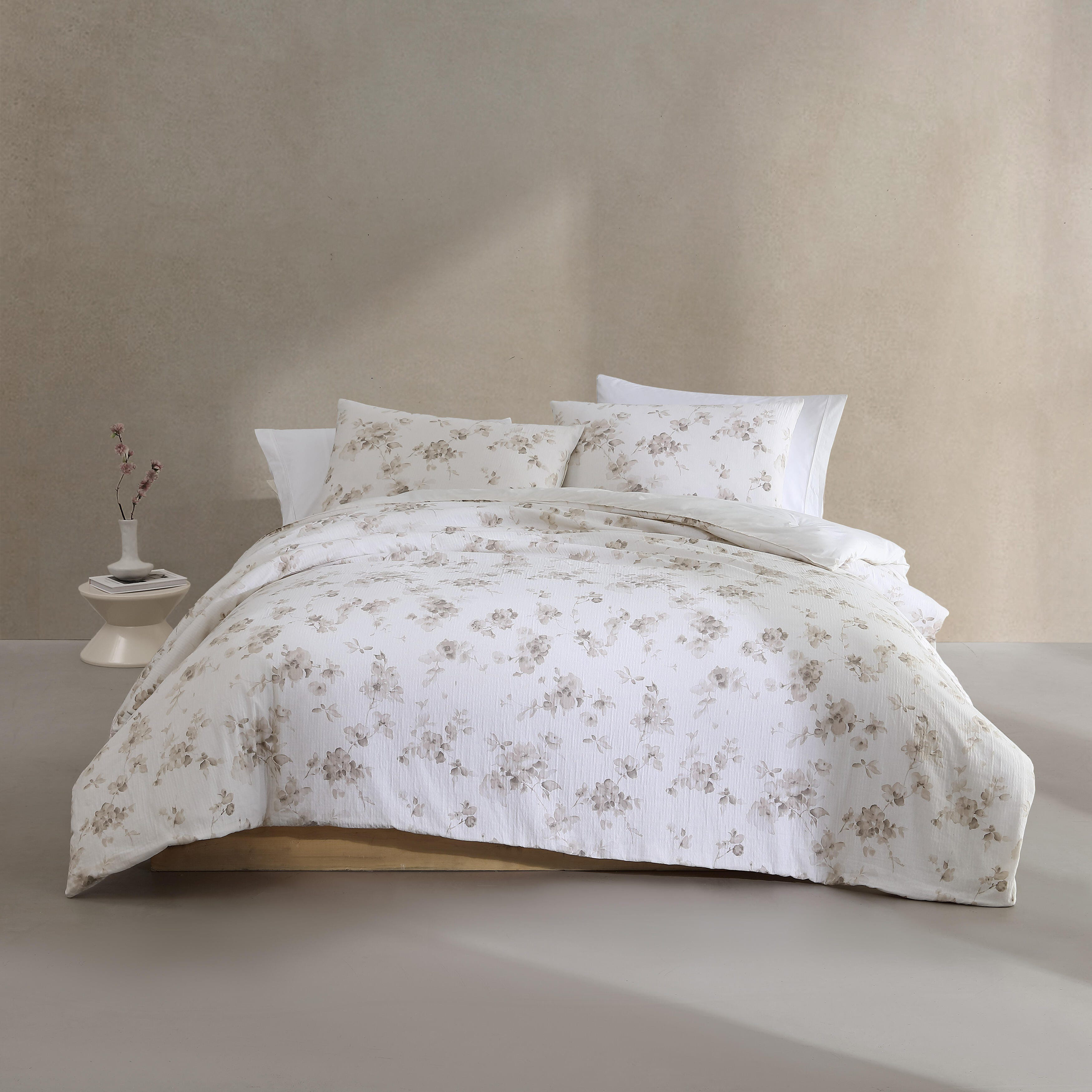 Calvin Klein Eternity Floral Cotton Duvet Cover Set & Reviews | Wayfair