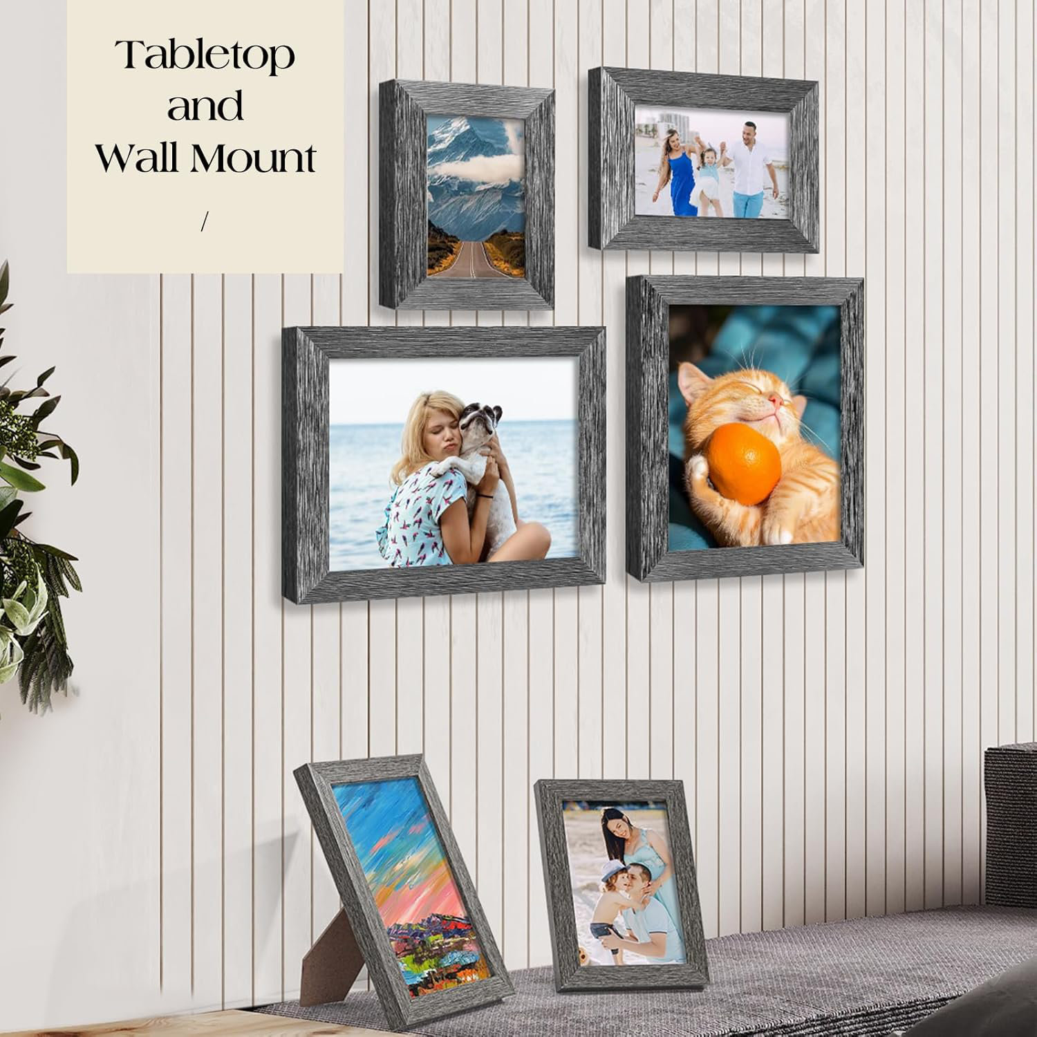 Latitude Run® Collage picture frame wall decor 10-pack includes two ...