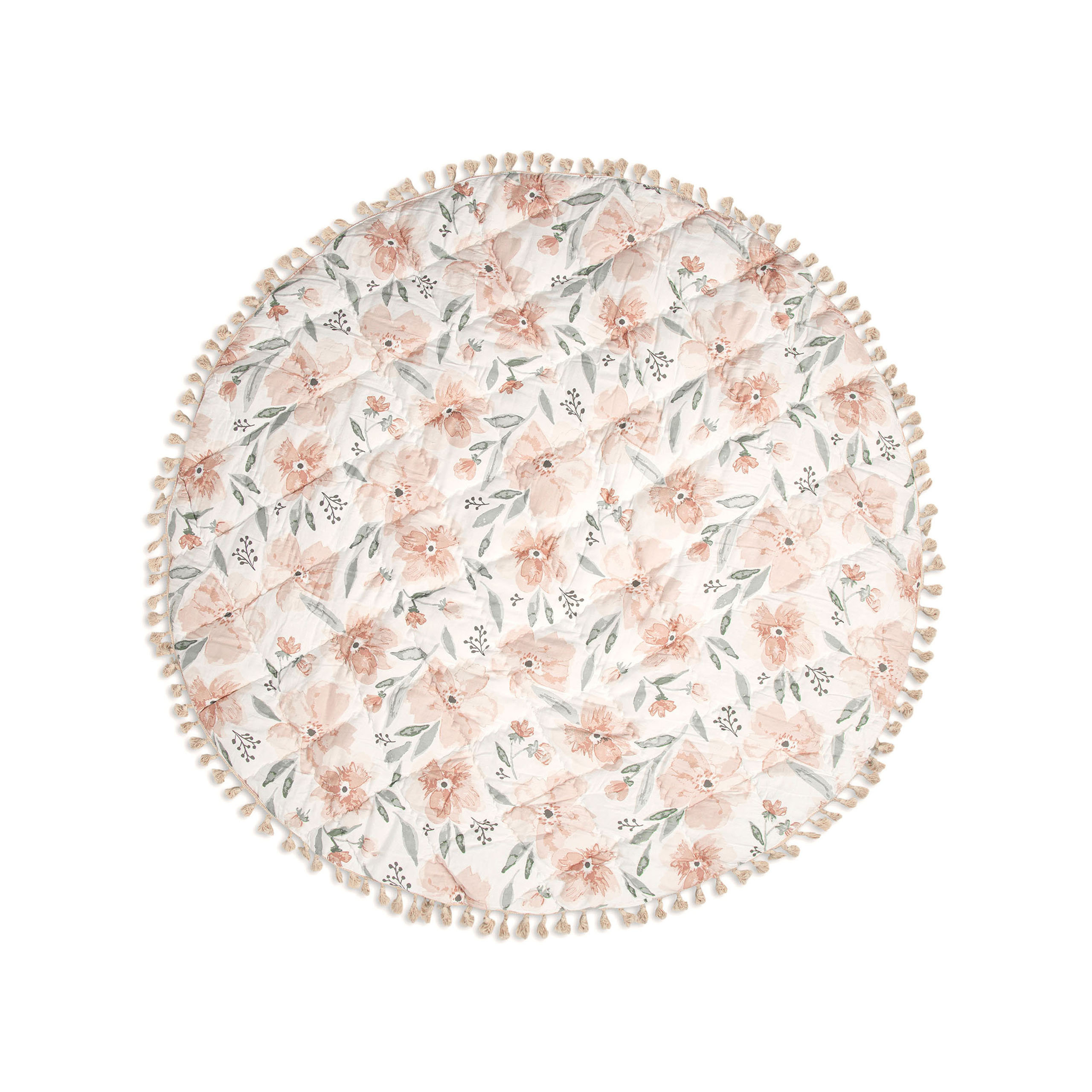 Crane Baby Floral Pattern 40"x40" 100% Cotton Baby Playmat by Crane ...