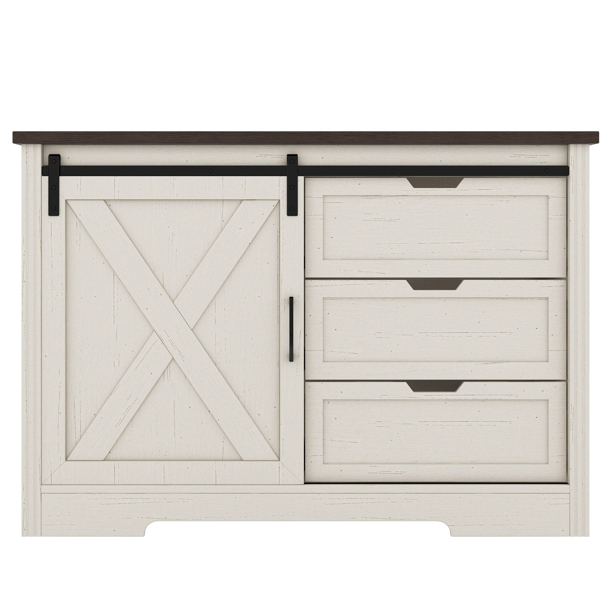 Gracie Oaks Jamyia 47.2'' Storage Cabinet Sideboard | Wayfair