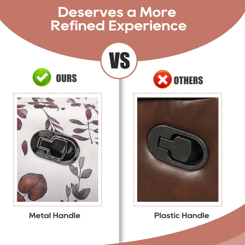 Latitude Run® Lola-Belle Swivel Rocker Recliner with Adjustable ...