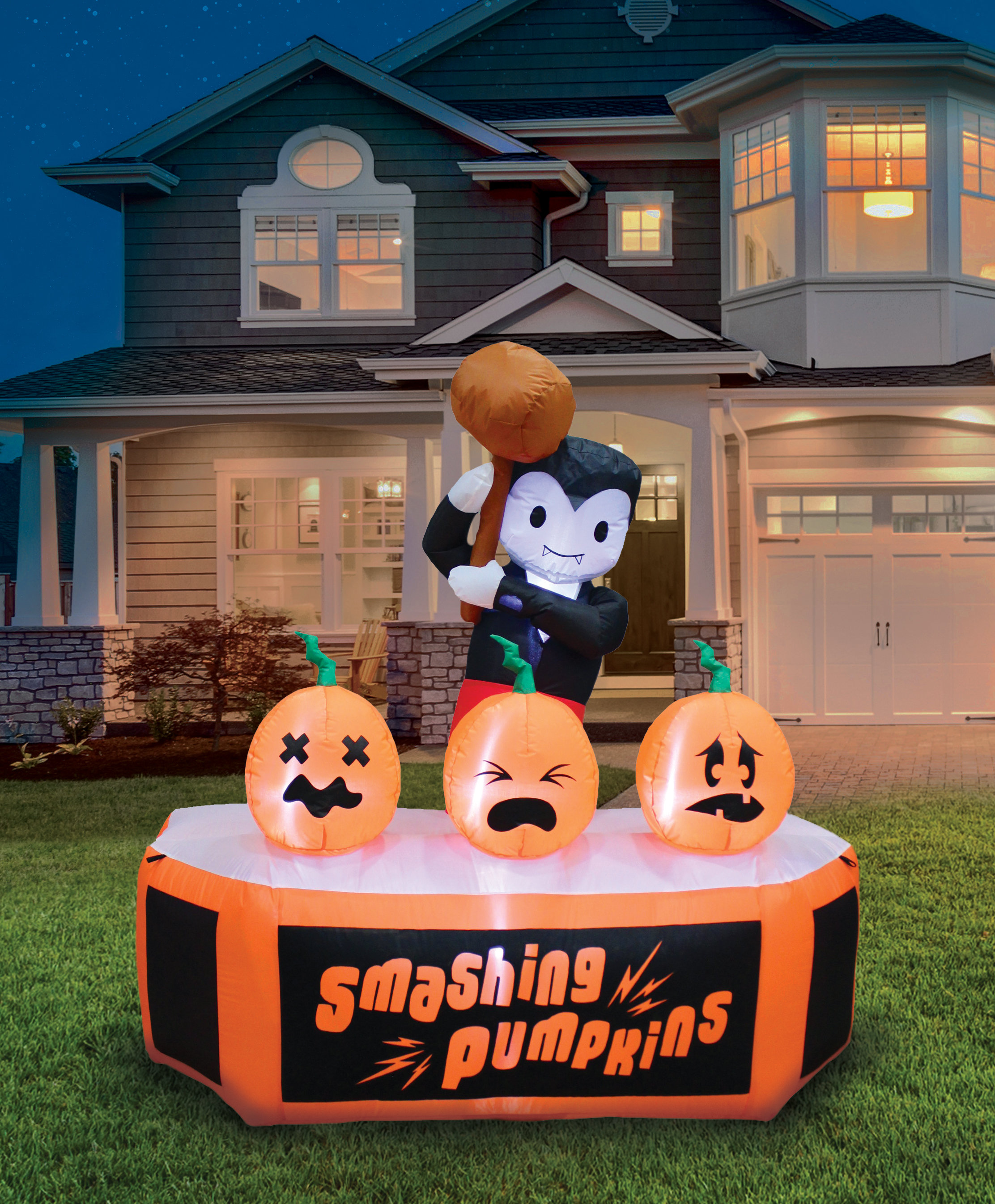 The Holiday Aisle® Inflatable Smashing Pumpkins - Wayfair Canada