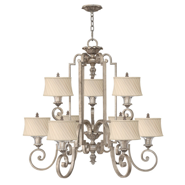 Astoria Grand Ballester 9-Light Shaded Chandelier | Wayfair.ie