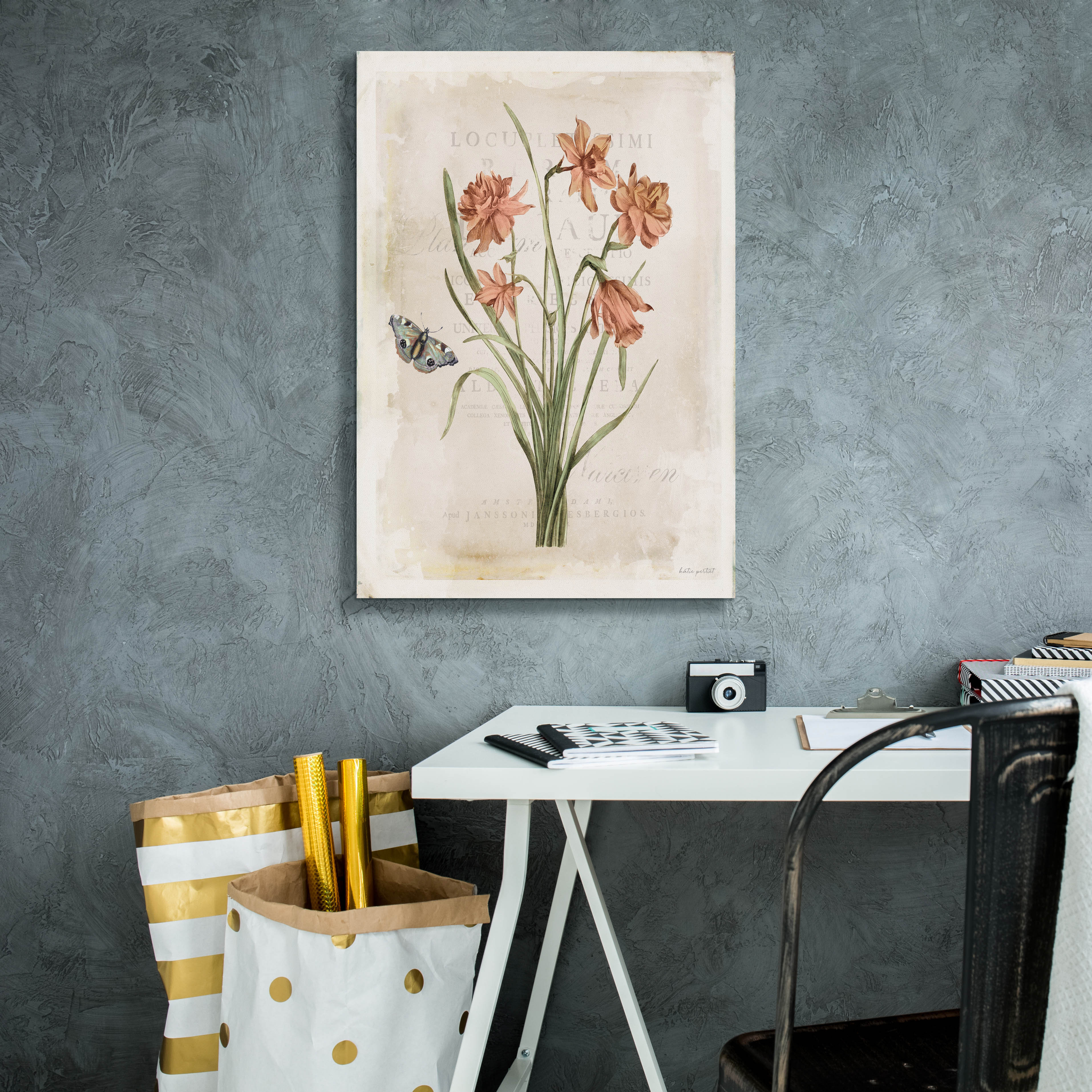 August Grove® Antiquarian Blooms 5' by Katie Pertiet Canvas Wall Art ...