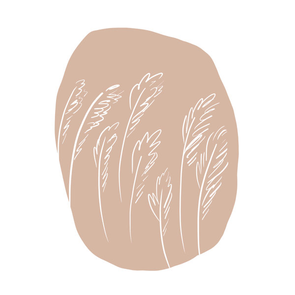 Wildon Home® Simple Pampas Grass Drawing On Canvas Print - Wayfair Canada