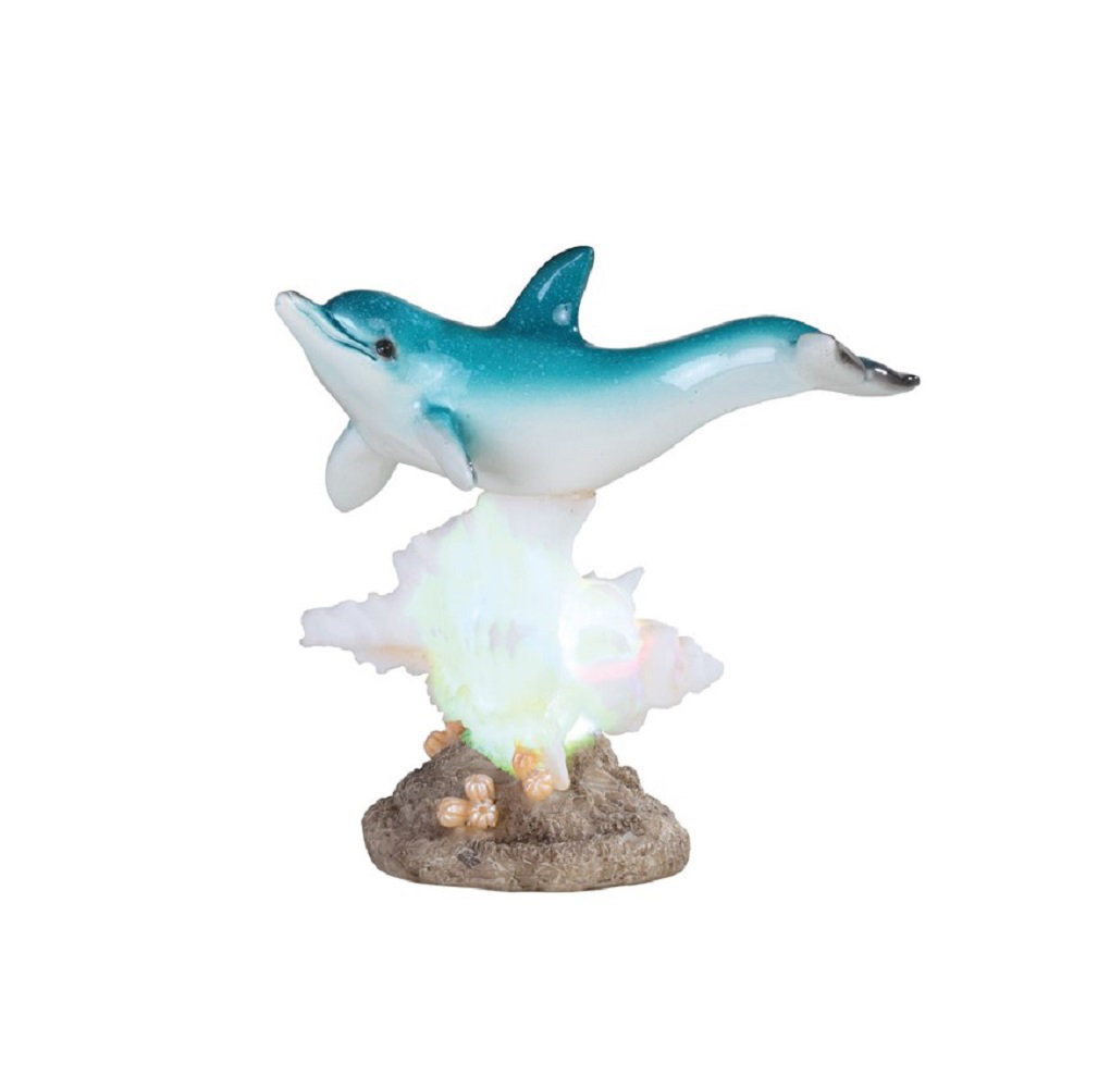 FC Design Dolphin on Coral Night Light | Wayfair