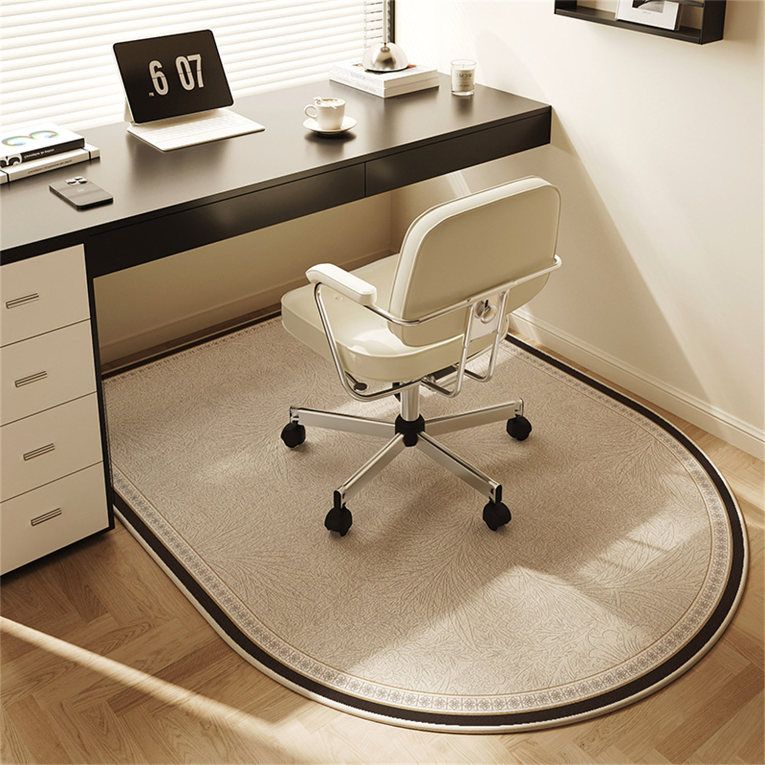 JINXI Circular Computer Chair Cushion Floor Mat | Wayfair