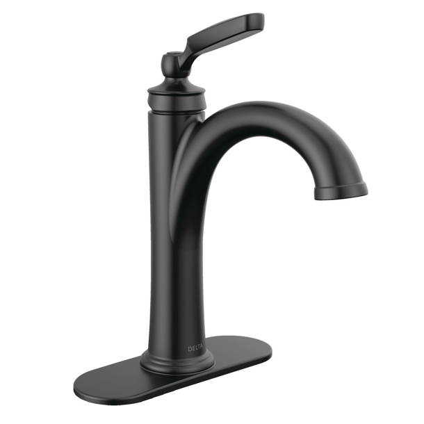 Delta Esato Single Hole Bathroom Faucet with Drain Assembly & Reviews ...
