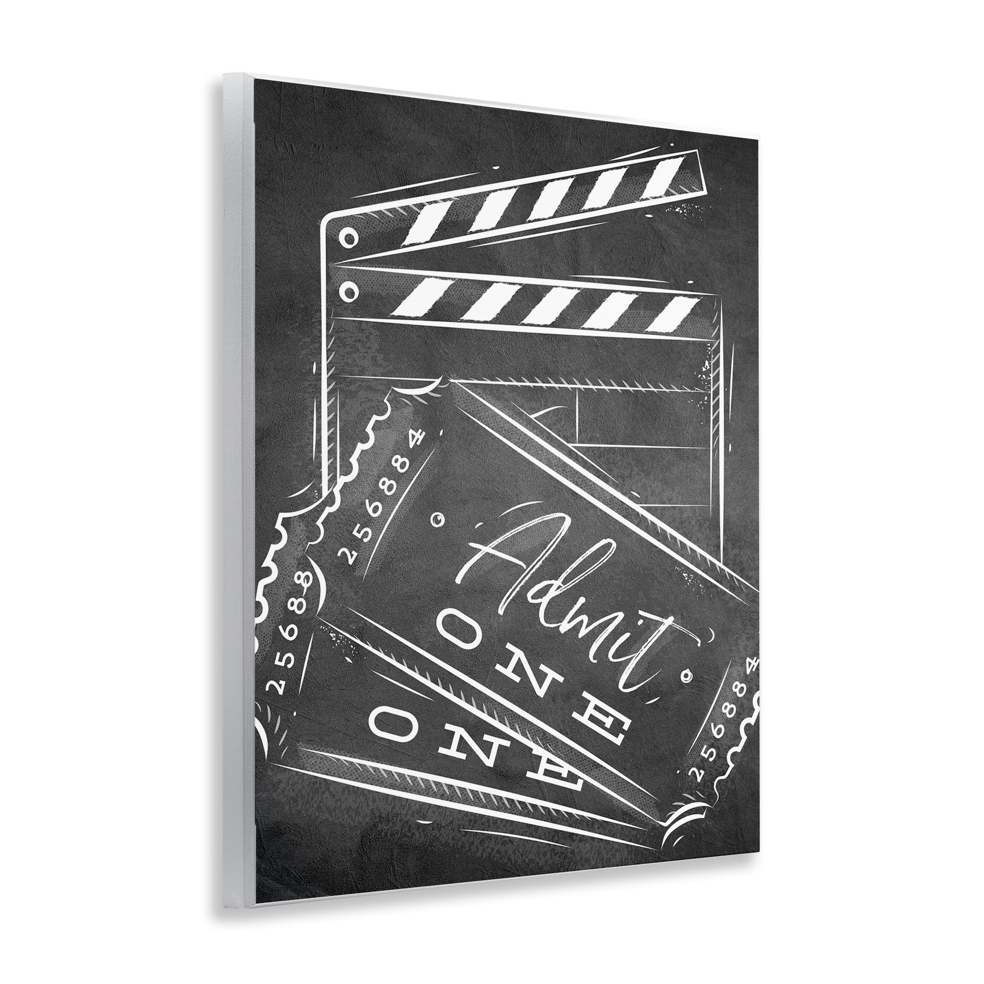 17 Stories Admit One Movie Ticket Wall Plaque Art, design by Kim Allen ...