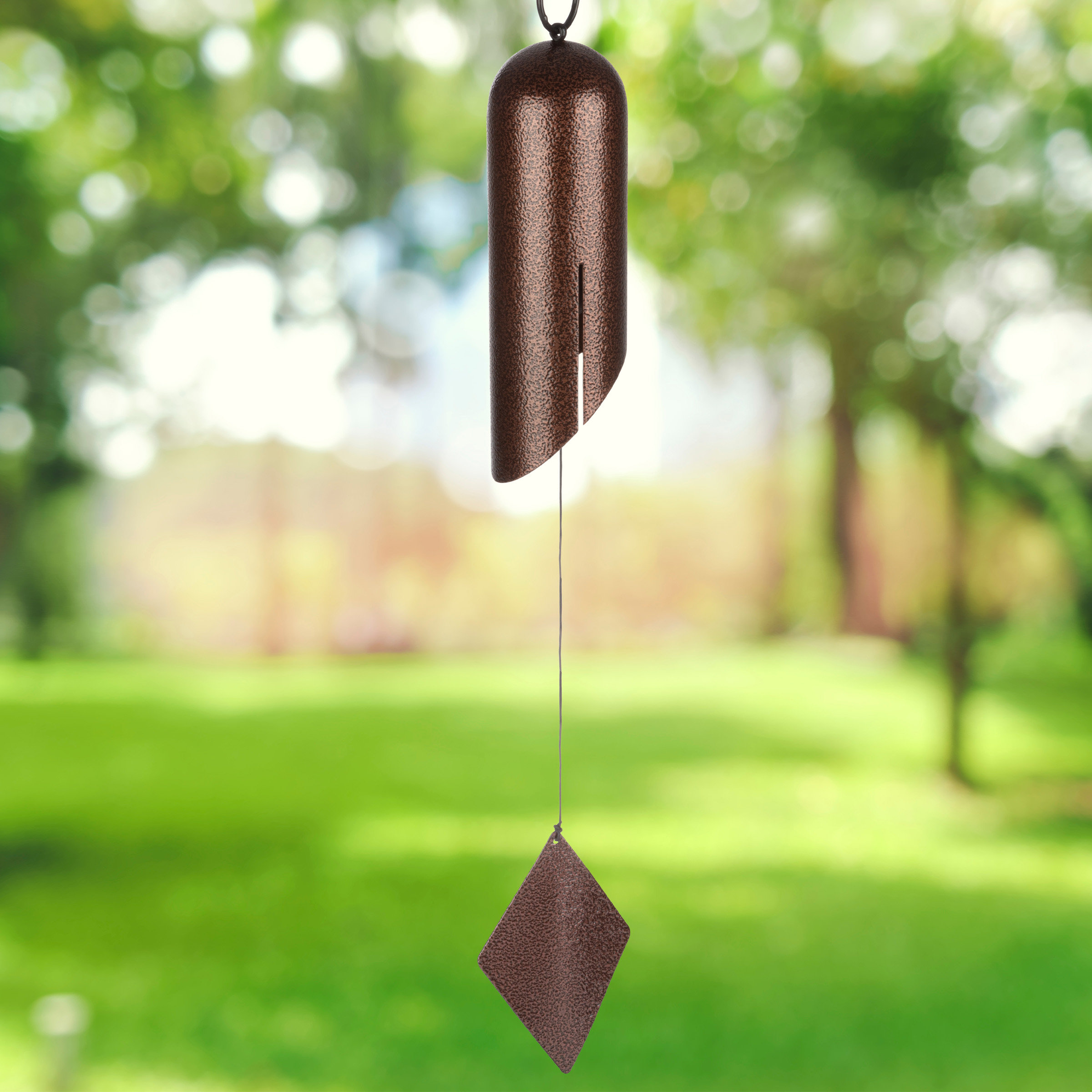 Arlmont & Co. Wind Chimes - Deep Resonance Serenity Bell - 27in Metal ...