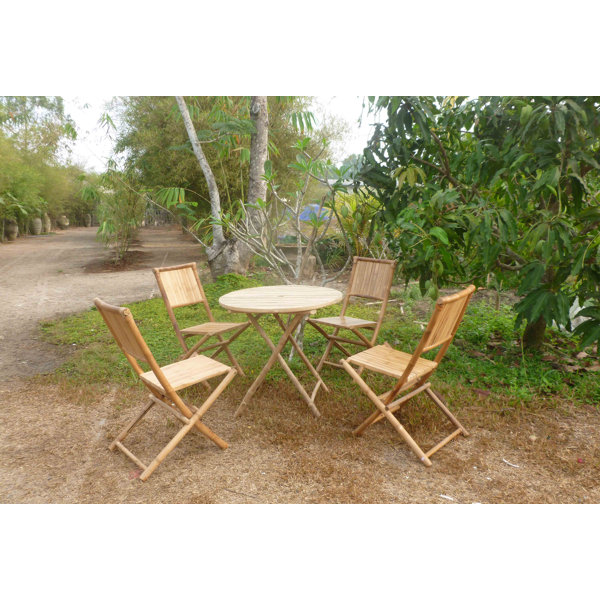 ZEW Modena Solid Wood Bistro Table - Wayfair Canada