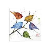 Bird Canvas Art You'll Love | Wayfair