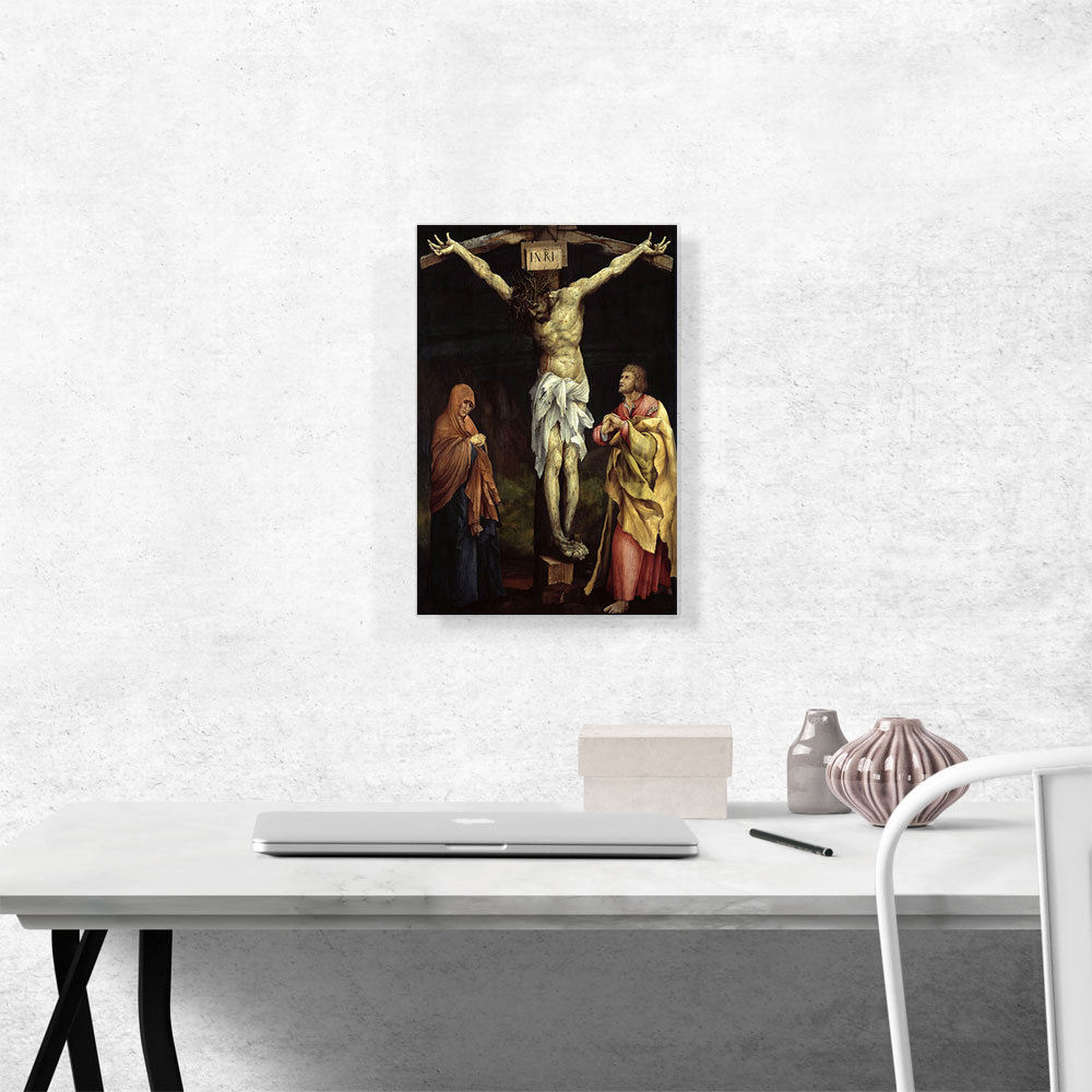 ARTCANVAS The Crucifixion 1525 by - Wrapped Canvas Painting - Wayfair ...