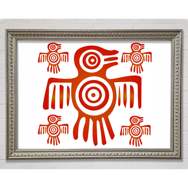 Bright Star Aztec Symbol - Print | Wayfair.co.uk
