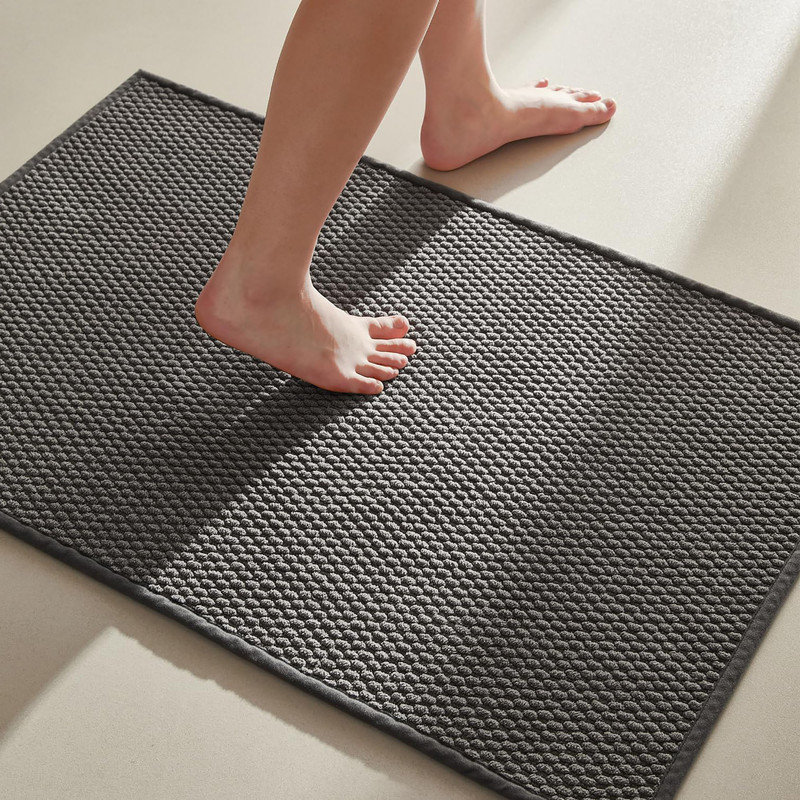 Hokku Designs Sheva Chenille Bath Mat | Wayfair