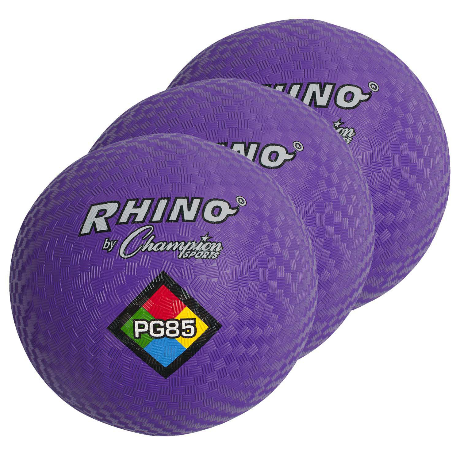 Champion Sports Playground Ball, 8-1/2", Purple, Pack Of 3 - Wayfair Canada