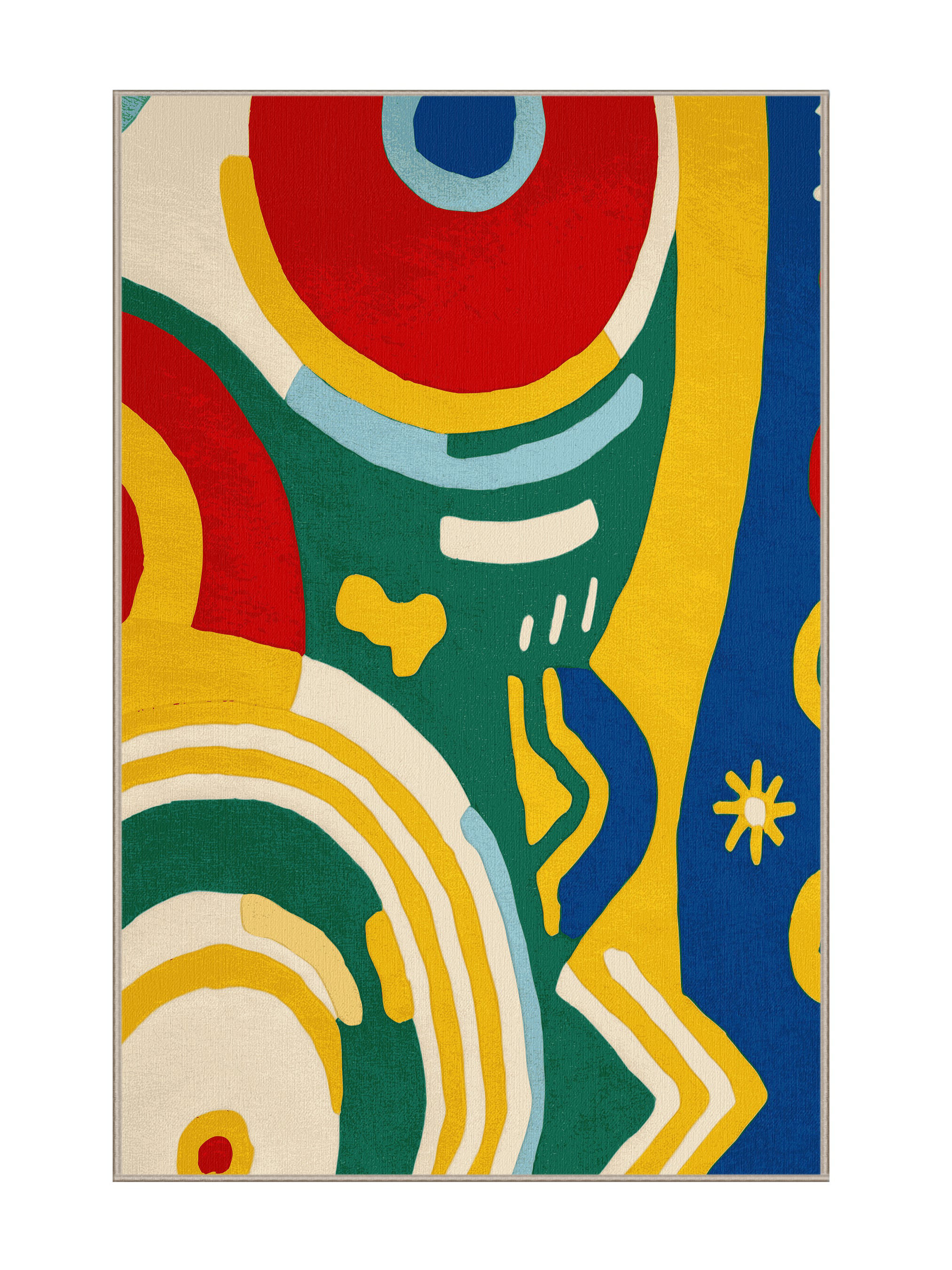 Wrought Studio™ Cheeky Splash Rug | Wayfair