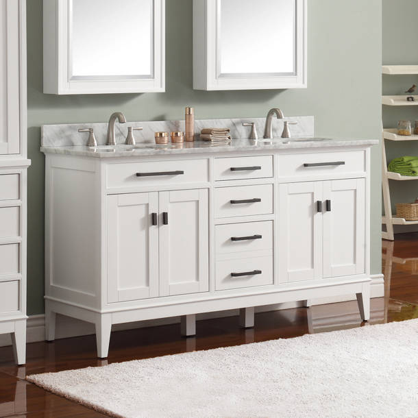 Dowell 72" Double Bathroom Vanity Base Only | Wayfair