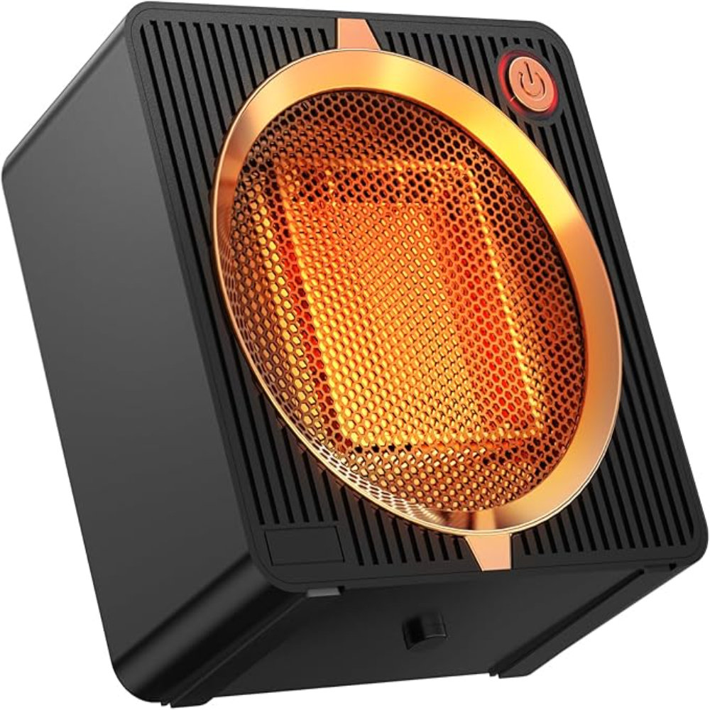 BUILTCO Small Space Heater, Low Watt Portable Electric Heaters For ...