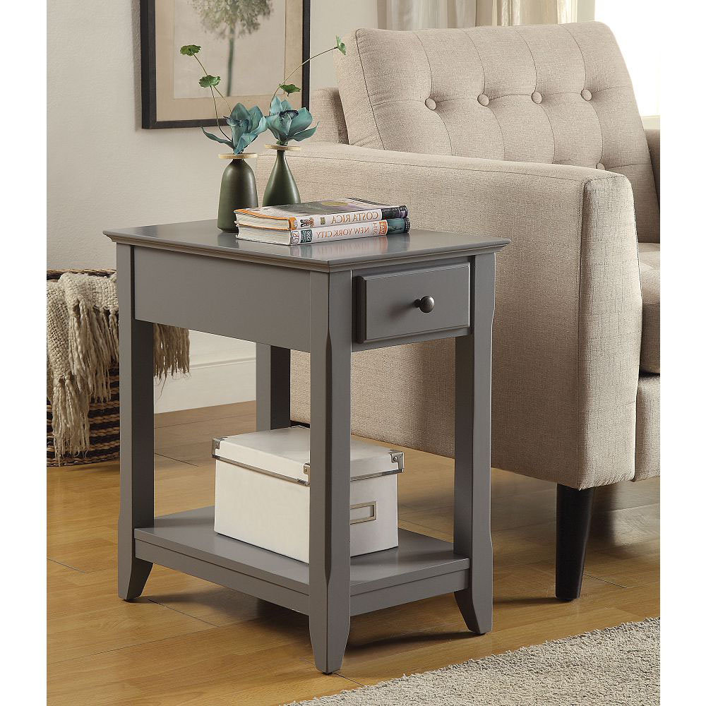 Alcott Hill Krohn 4 Legs Drawers End Table with Storage & Reviews ...