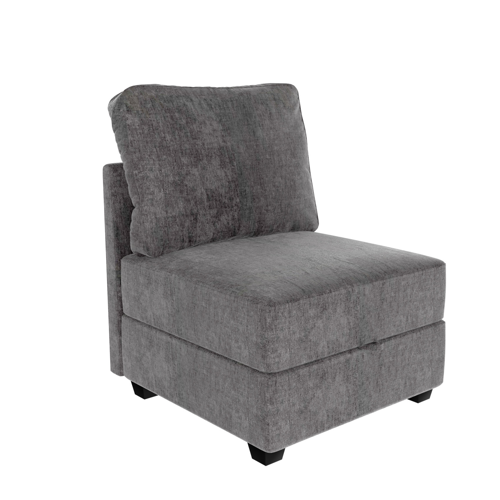 Ebern Designs Armless Chair With Storage, Single Seat Module Of ...