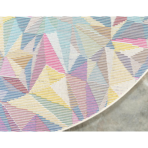 Wade Logan® Jesusa Geometric Multi-Colored Area Rug & Reviews | Wayfair