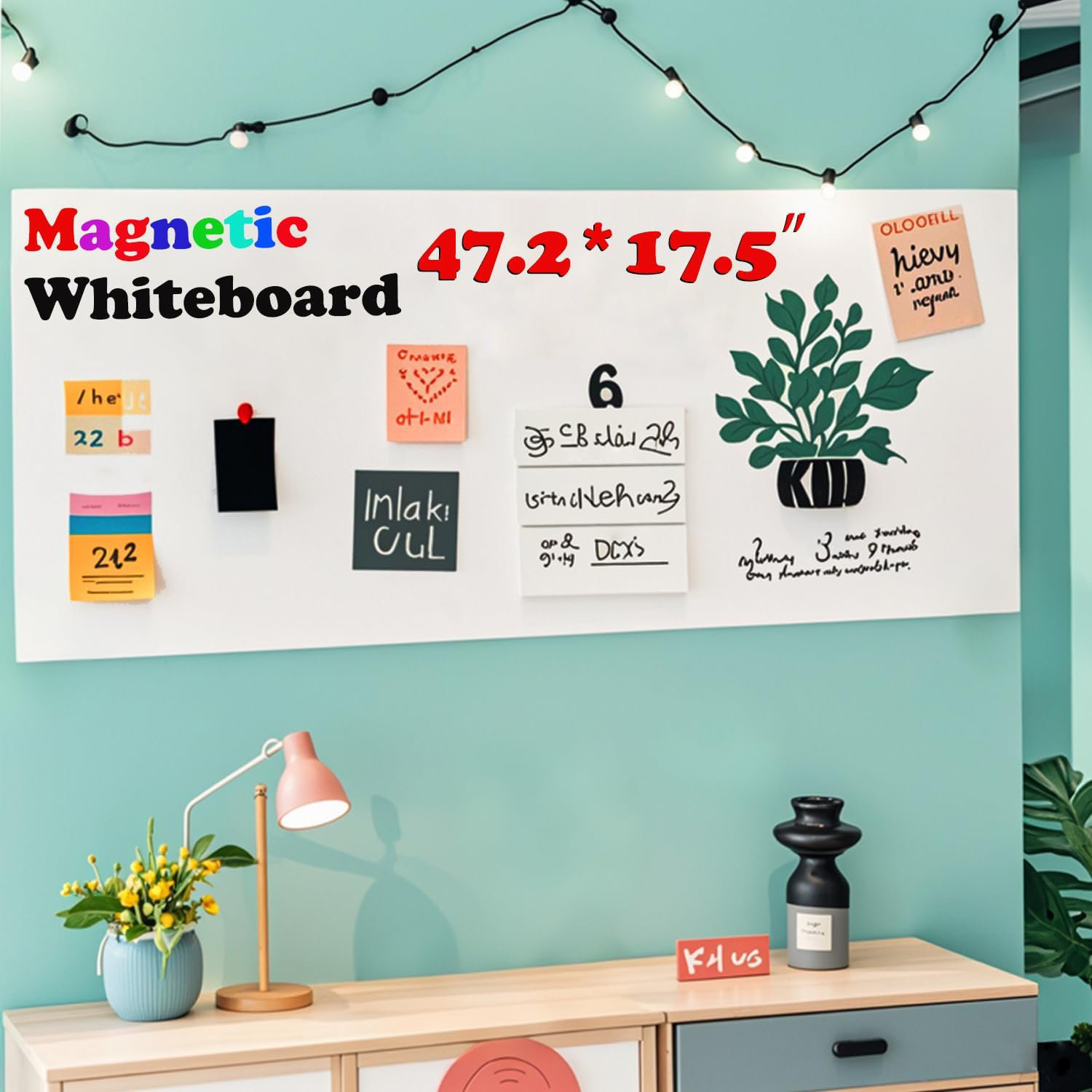 Latitude Run® Erase Whiteboard Paper 17.5" X 47.2" Self Adhesive White ...