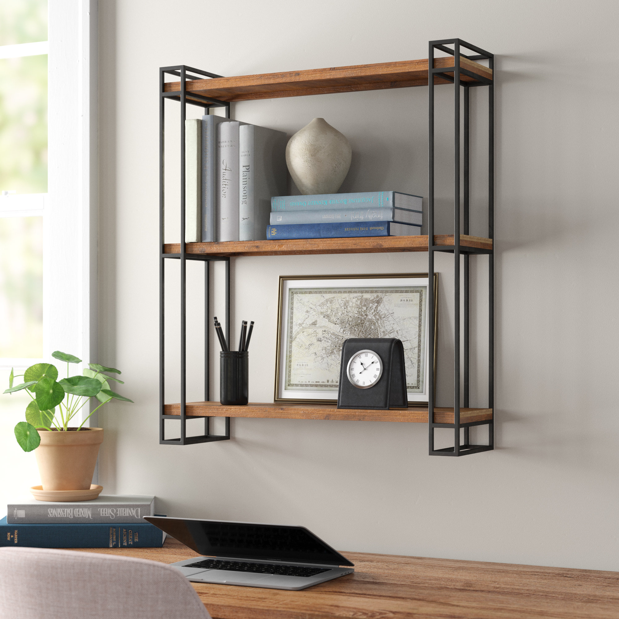 Birch Lane™ Burchill 3 Piece Pine Floating Shelf & Reviews - Wayfair Canada