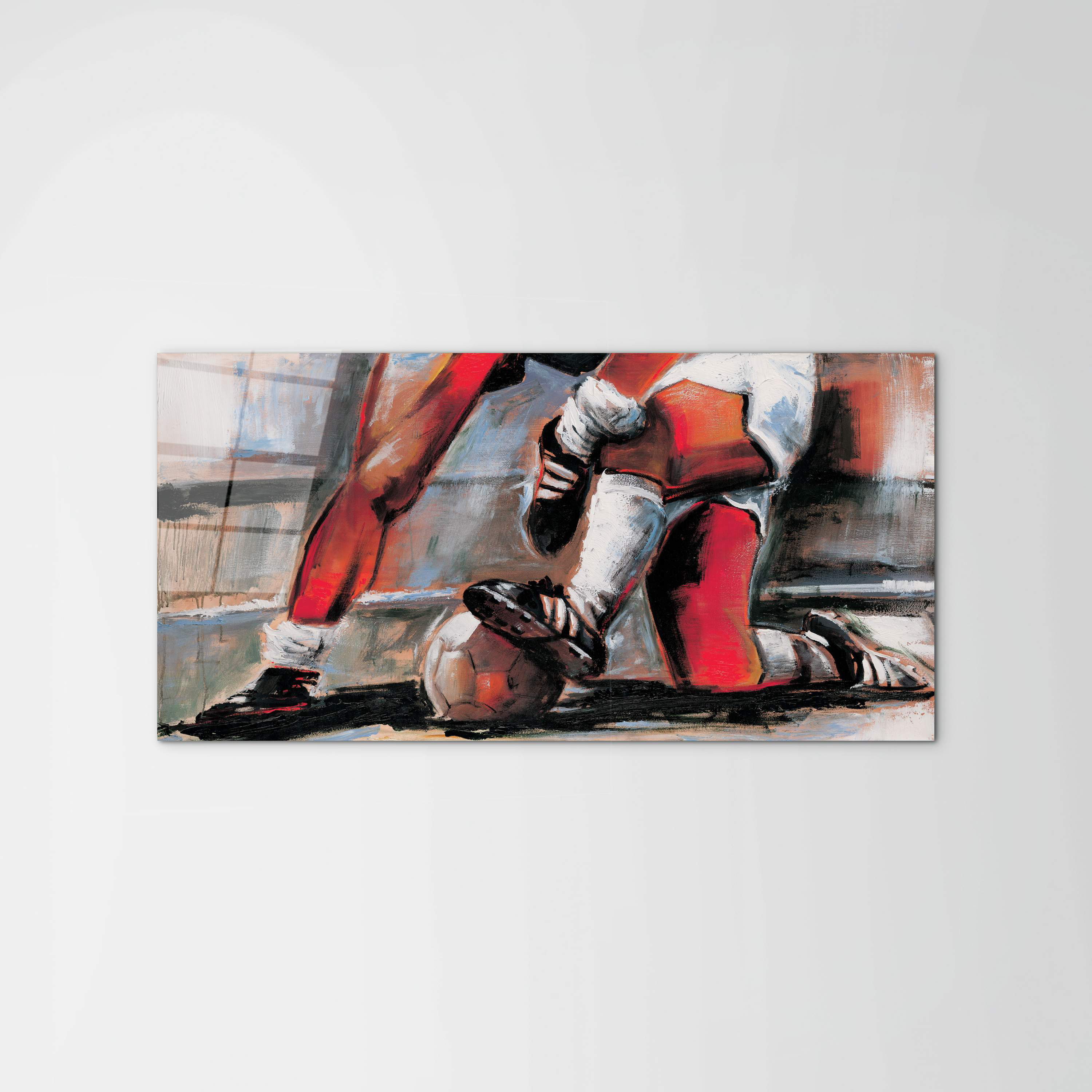 Ebern Designs Football legs by Art Studio 50cm H x 100cm W High Quality ...