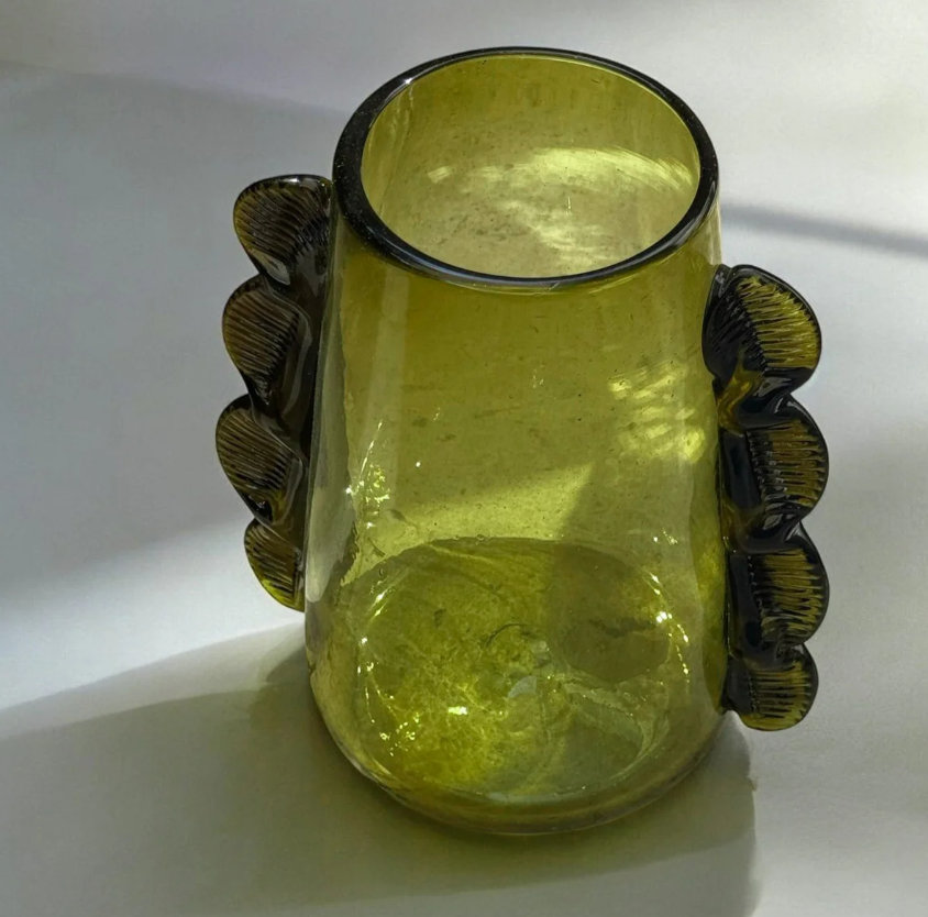 Meso Goods Betta Green Glass Vase | Perigold