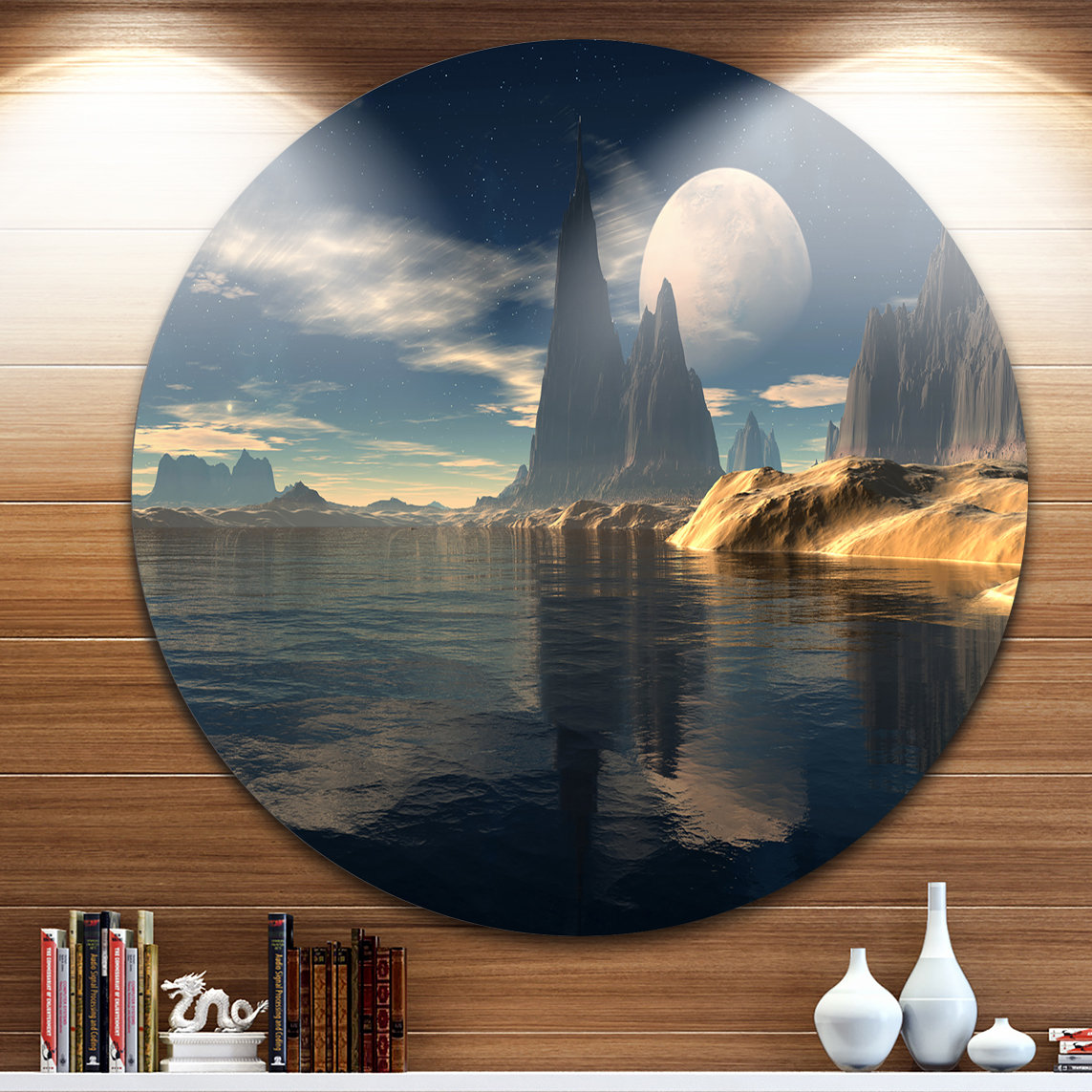 Design Art 'Antara Alien Planet' Photographic Print on Metal | Wayfair