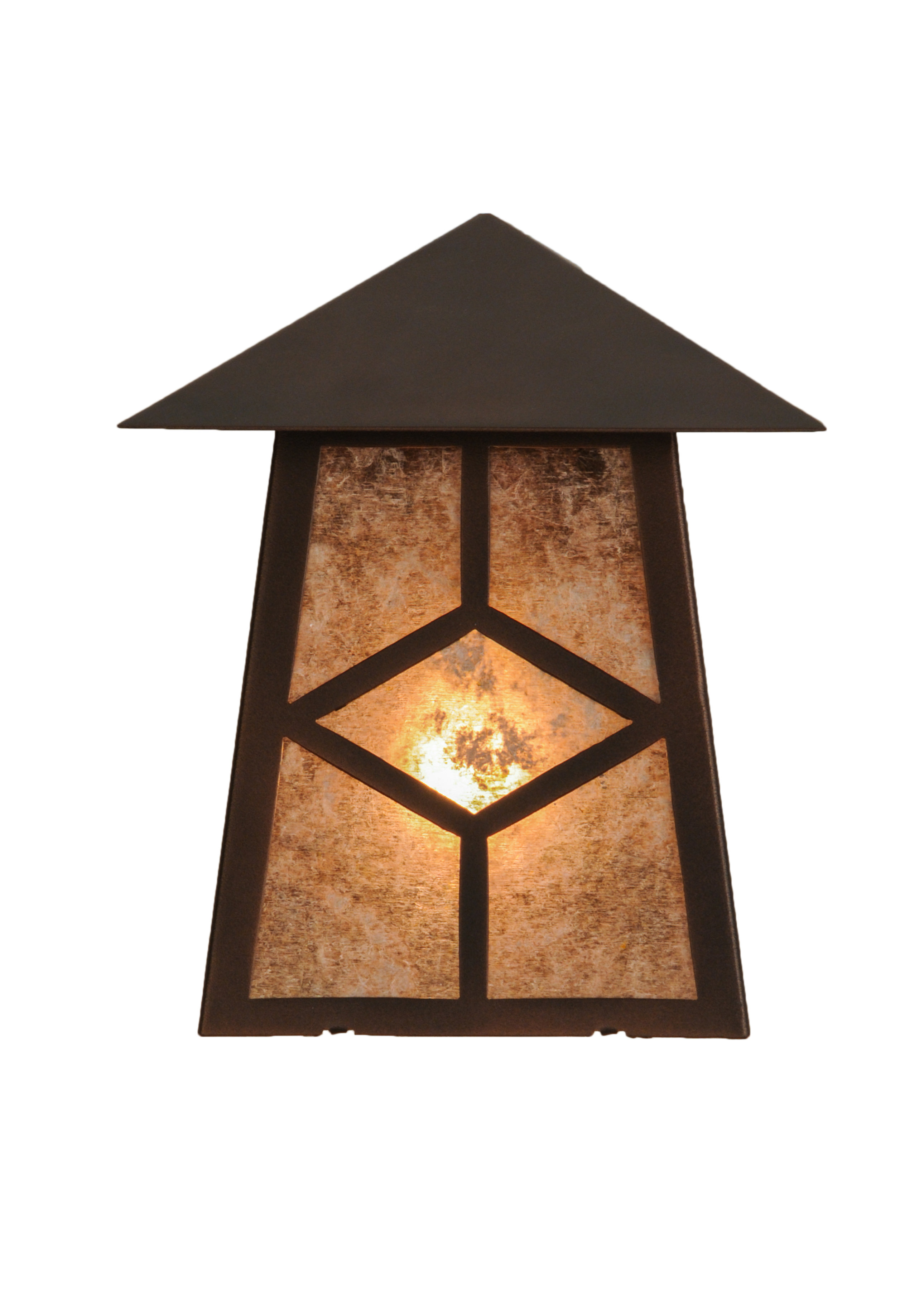 Meyda Lighting Diamond Craftsman Outdoor Wall Lantern | Wayfair