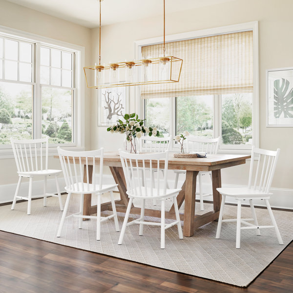 Gracie Oaks Solid Wood Windsor Back Side Chair & Reviews | Wayfair