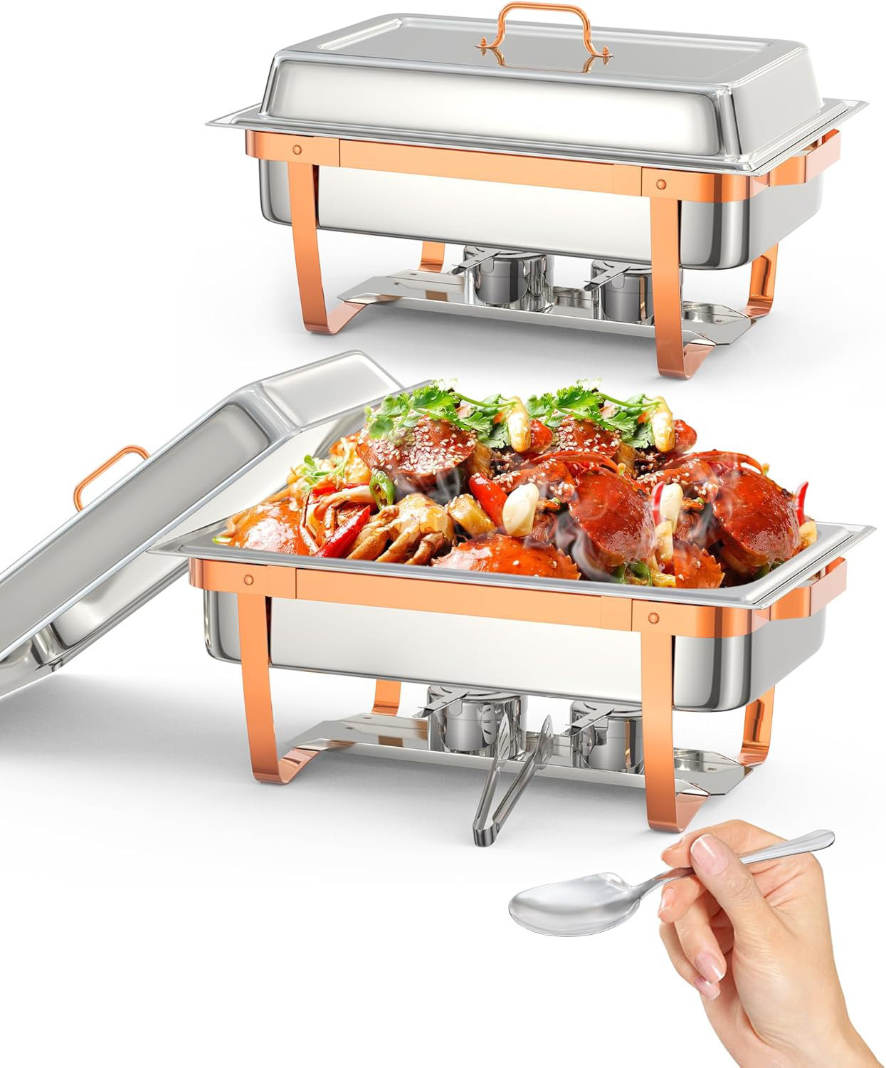 The Party Aisle™ Chafers And Buffet Warmers Sets With Folding Frame ...