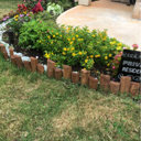 Greenes Fence 7'' H x 18'' W Brown Wood Lawn Edging & Reviews | Wayfair