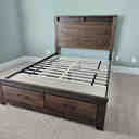 Loon Peak® Mcmaster Low Profile Storage Platform Bed & Reviews | Wayfair