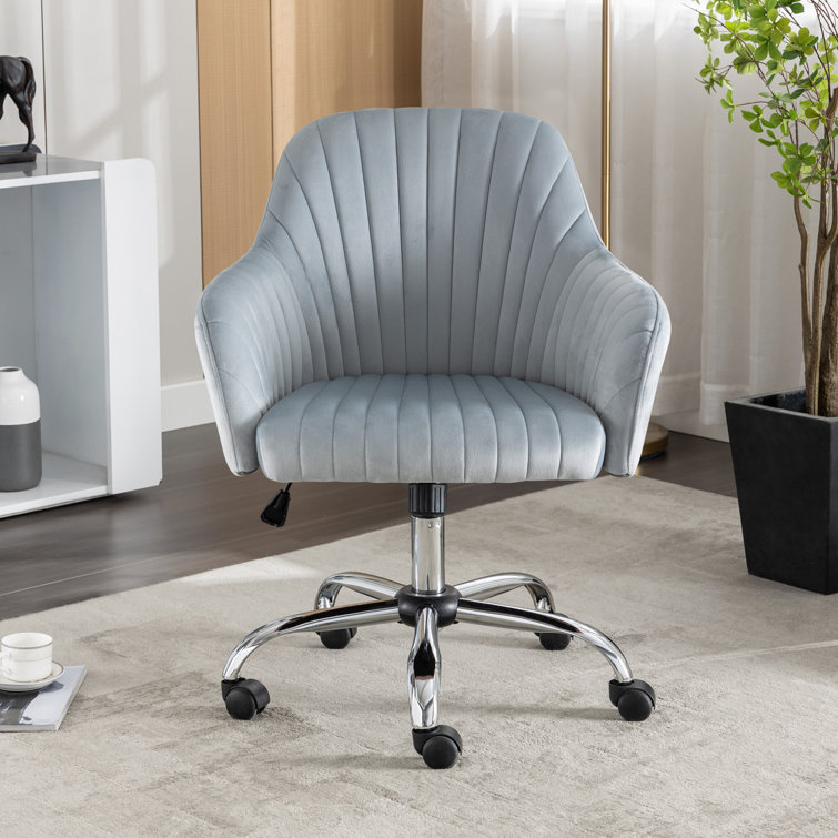 Everly Quinn Samiel Velvet Task Chair & Reviews | Wayfair