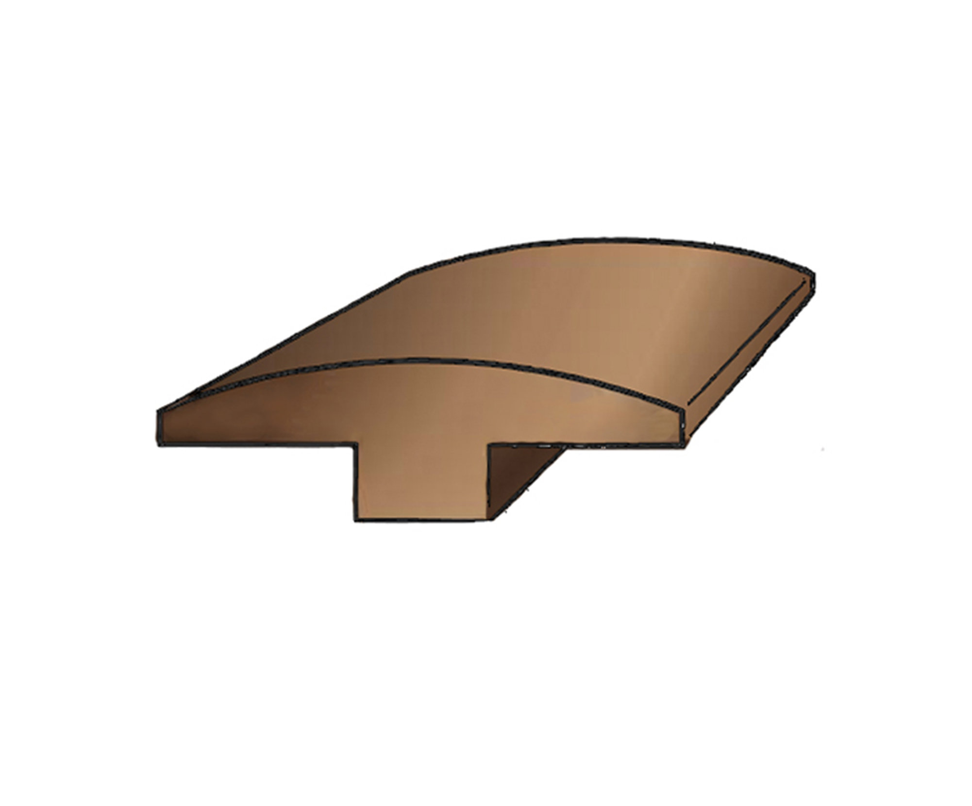 Forest Valley Flooring Vinyl T-Molding in Brown | Wayfair