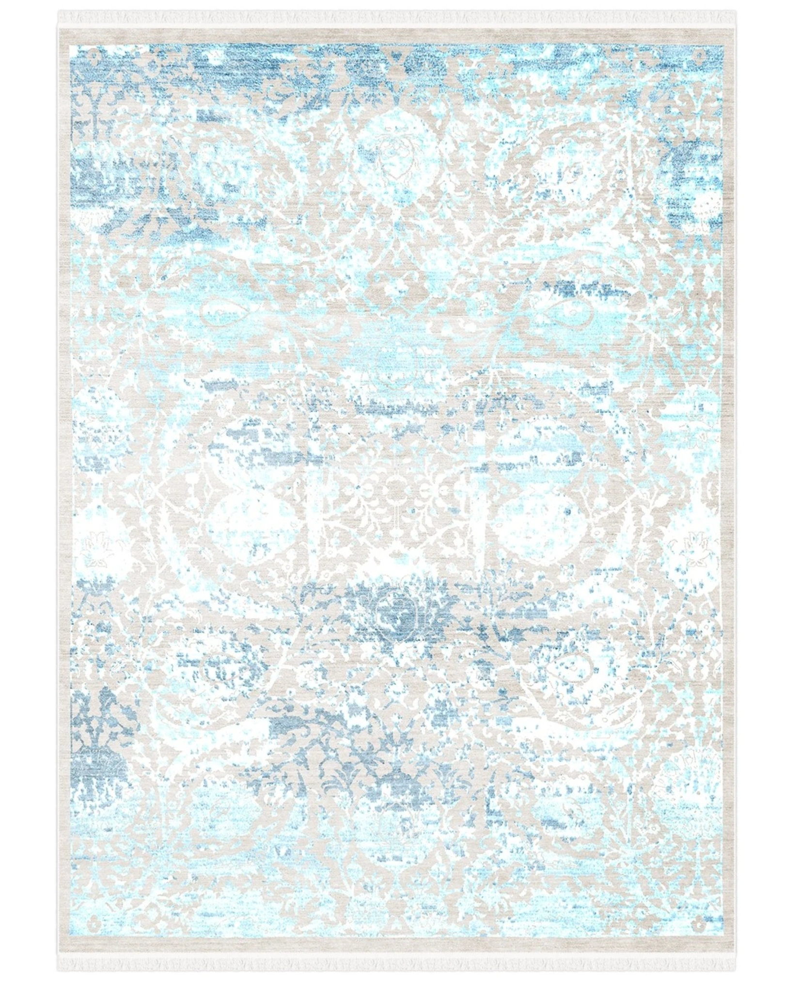 Bungalow Rose Monson Cream Vintage Look Machine Woven Rug | Wayfair