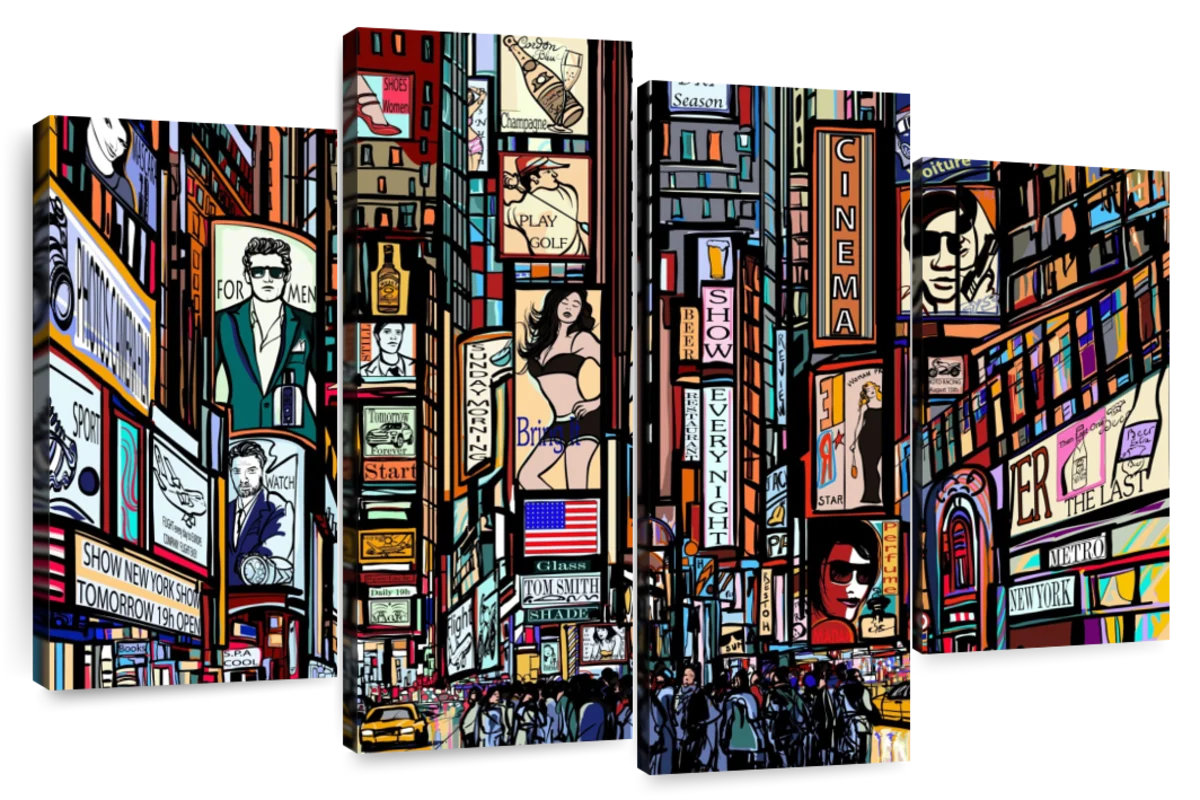 Ebern Designs Nicci New York City Bustle - Wayfair Canada