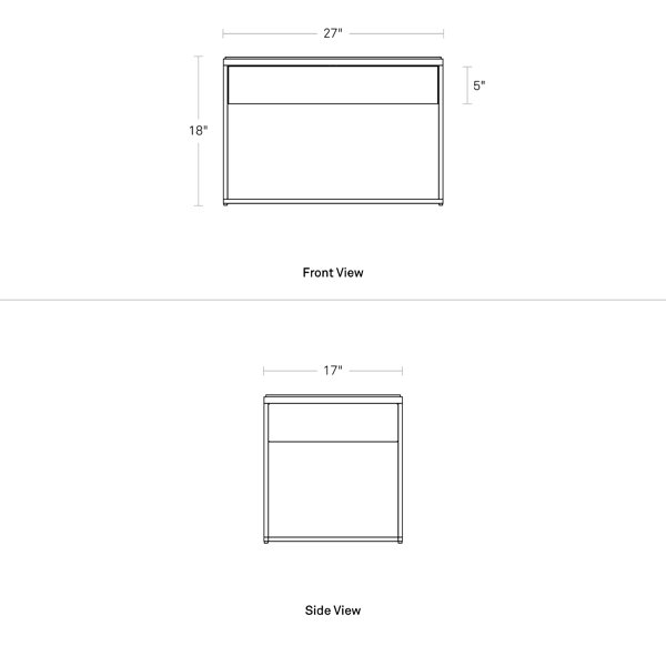 Construct Nightstand & Reviews | AllModern