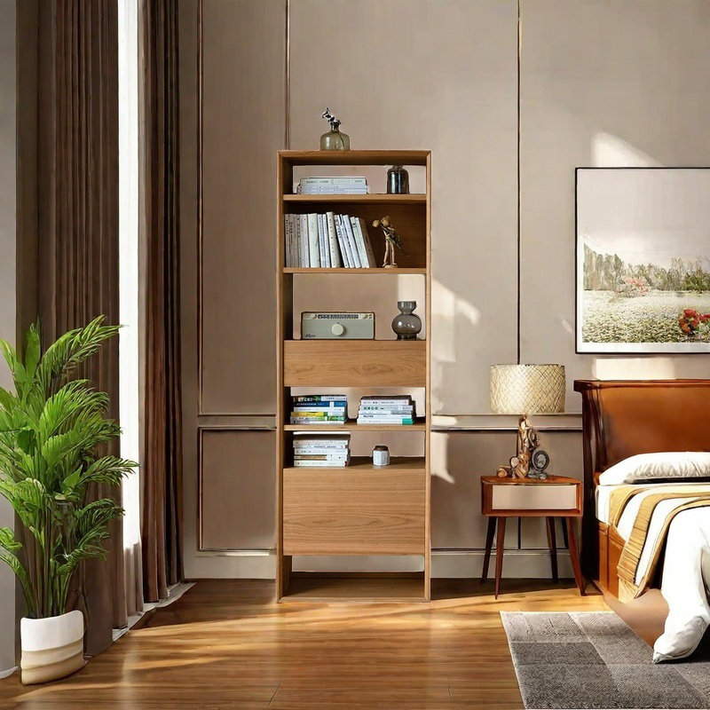 Parttlion Japanese style display case bookcase | Wayfair