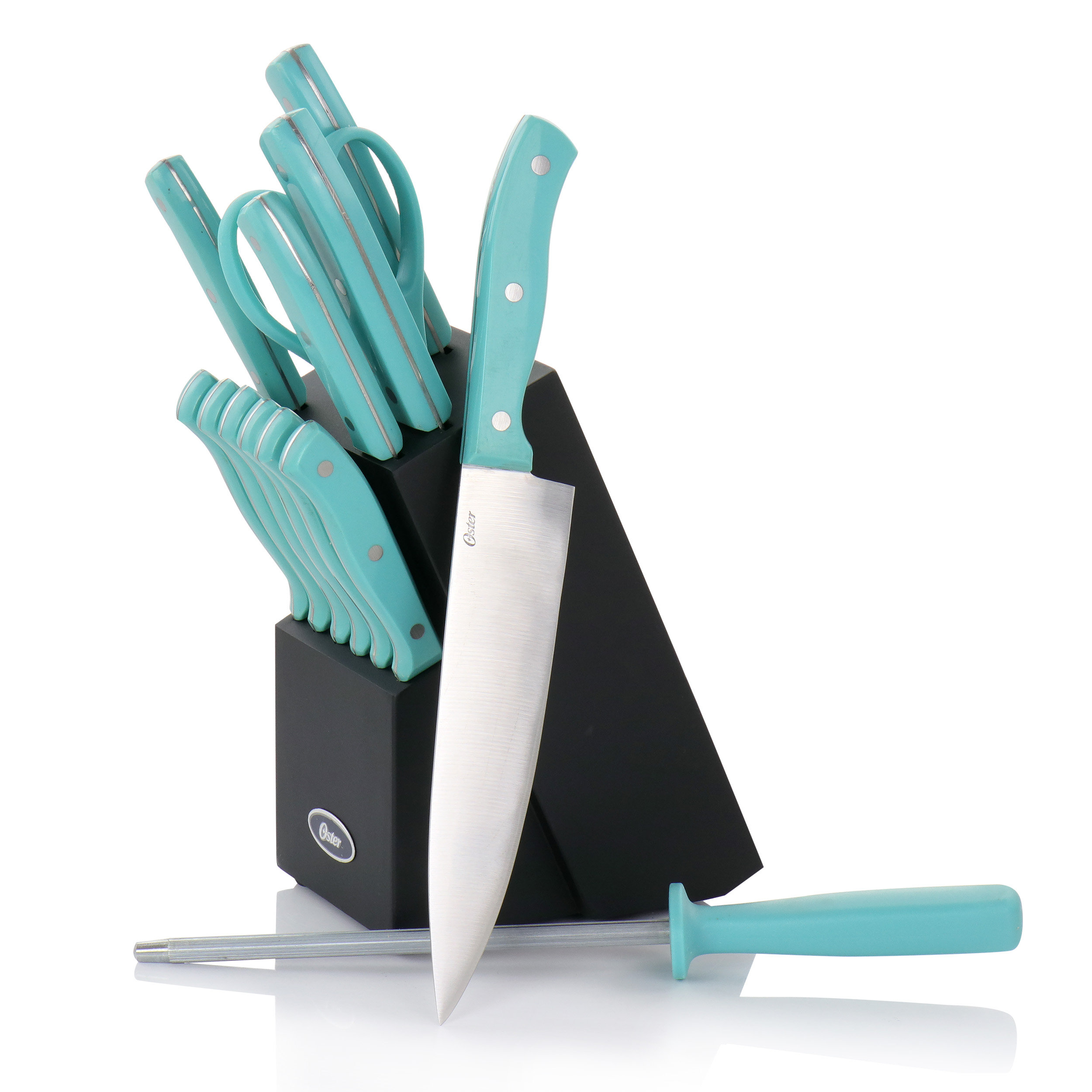Oster Durbin 14 Piece Knife Block Set & Reviews | Wayfair